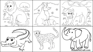 National Wildlife Day Coloring Pages For Kids – Free Printables - Kids ...