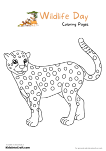 National Wildlife Day Coloring Pages For Kids – Free Printables - Kids ...