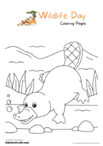 National Wildlife Day Coloring Pages For Kids – Free Printables - Kids ...