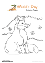 National Wildlife Day Coloring Pages For Kids – Free Printables - Kids ...