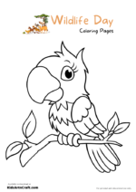 National Wildlife Day Coloring Pages For Kids – Free Printables - Kids ...