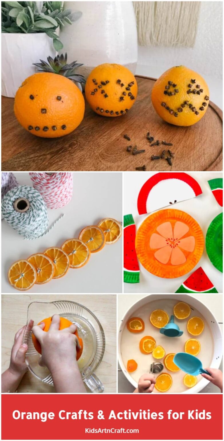 Orange Crafts & Activities for Kids - Kids Art & Craft