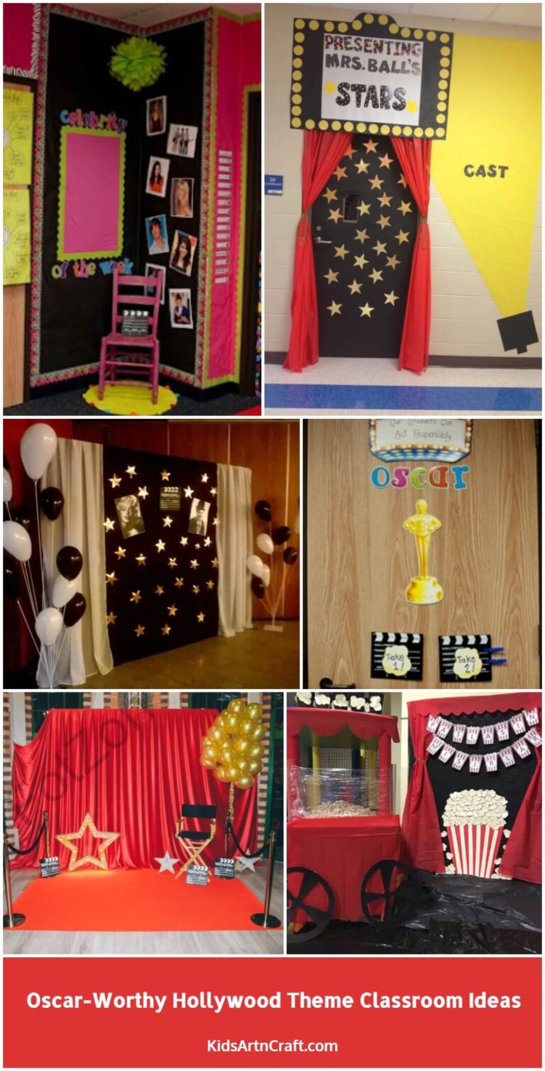Oscar-Worthy Hollywood Theme Classroom Ideas - Kids Art & Craft