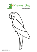 World Parrot Day Coloring Pages For Kids – Free Printables - Kids Art ...