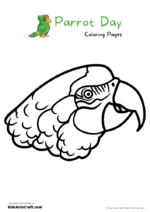 World Parrot Day Coloring Pages For Kids – Free Printables - Kids Art ...
