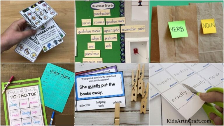 Parts of Speech Games & Activities for Kids - Kids Art & Craft