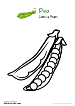 Pea Coloring Pages For Kids – Free Printables - Kids Art & Craft