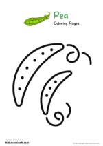 Pea Coloring Pages For Kids – Free Printables - Kids Art & Craft