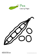 Pea Coloring Pages For Kids – Free Printables - Kids Art & Craft