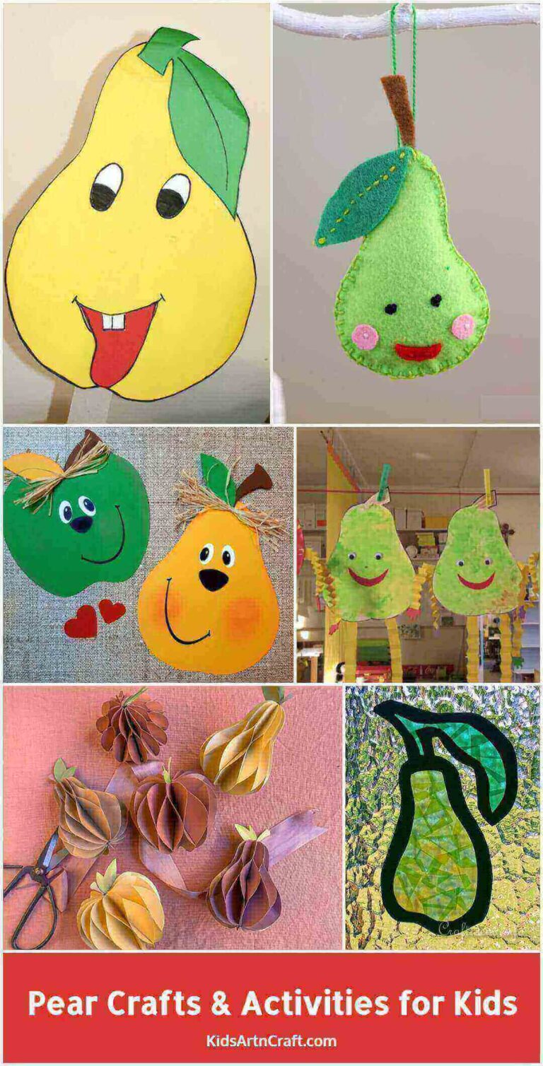 Pear Crafts & Activities for Kids - Kids Art & Craft