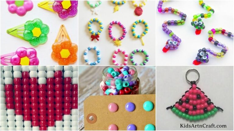 Pony Bead Crafts For Kids - Kids Art & Craft