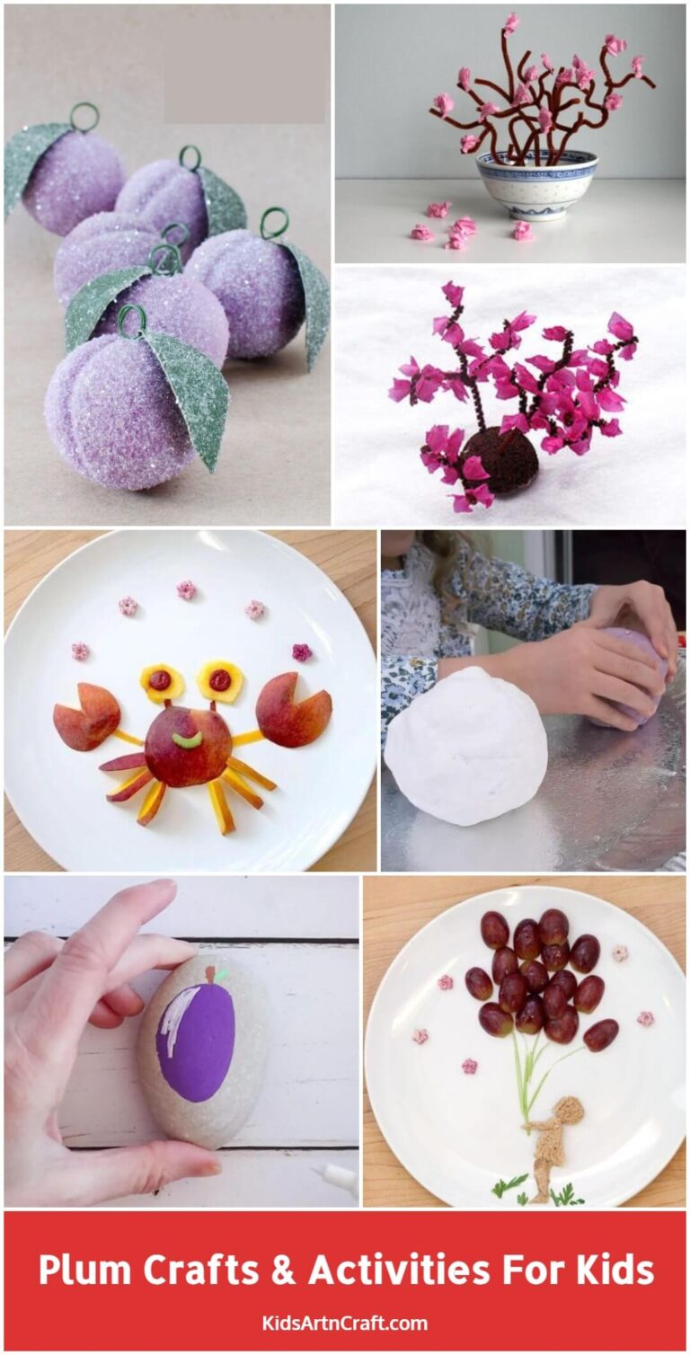 Plum Crafts & Activities for Kids - Kids Art & Craft