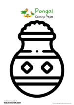 Pongal / Sankranti Coloring Pages For Kids – Free Printables - Kids Art ...