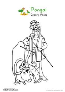 Pongal / Sankranti Coloring Pages For Kids – Free Printables - Kids Art ...