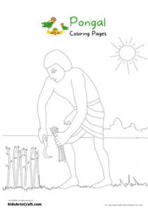 Pongal / Sankranti Coloring Pages For Kids – Free Printables - Kids Art ...