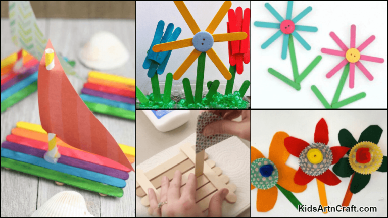Popsicle Stick Crafts for Summer - Kids Art & Craft