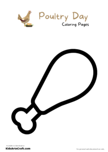 Poultry Day Coloring Pages For Kids – Free Printables - Kids Art & Craft