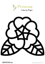 Primrose Coloring Pages For Kids – Free Printables - Kids Art & Craft