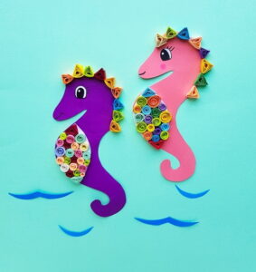 Seahorse Crafts & Activities For Kids - Kids Art & Craft