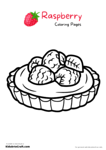 Raspberry Coloring Pages For Kids – Free Printables - Kids Art & Craft