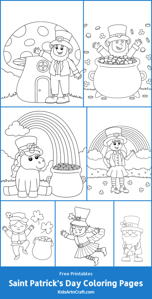 Saint Patrick’s Day Coloring Pages For Kids – Free Printables - Kids ...