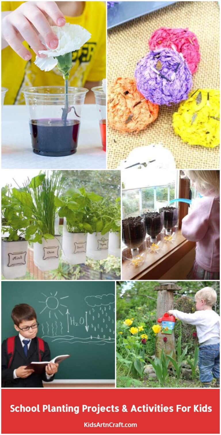 School Planting Projects & Activities for Kids - Kids Art & Craft