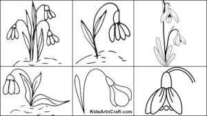 Snowdrop Coloring Pages For Kids – Free Printables - Kids Art & Craft