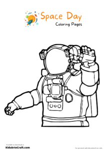 Space Day Coloring Pages For Kids – Free Printables - Kids Art & Craft