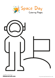 Space Day Coloring Pages For Kids – Free Printables - Kids Art & Craft