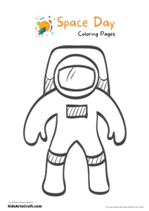 Space Day Coloring Pages For Kids – Free Printables - Kids Art & Craft