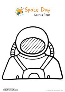 Space Day Coloring Pages For Kids – Free Printables - Kids Art & Craft