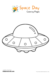 Space Day Coloring Pages For Kids – Free Printables - Kids Art & Craft