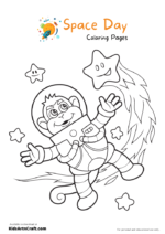Space Day Coloring Pages For Kids – Free Printables - Kids Art & Craft