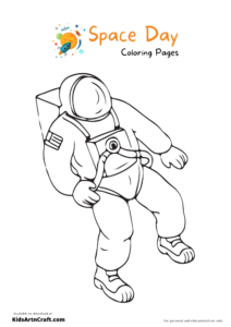 Space Day Coloring Pages For Kids – Free Printables - Kids Art & Craft