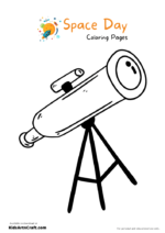 Space Day Coloring Pages For Kids – Free Printables - Kids Art & Craft