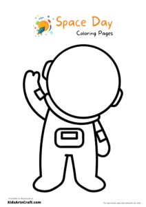 Space Day Coloring Pages For Kids – Free Printables - Kids Art & Craft