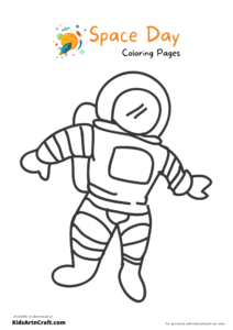 Space Day Coloring Pages For Kids – Free Printables - Kids Art & Craft