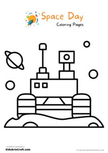 Space Day Coloring Pages For Kids – Free Printables - Kids Art & Craft