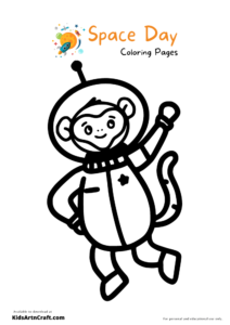 Space Day Coloring Pages For Kids – Free Printables - Kids Art & Craft