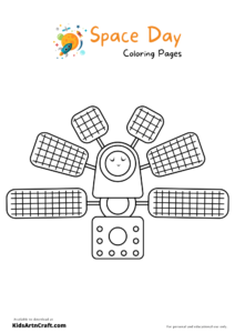Space Day Coloring Pages For Kids – Free Printables - Kids Art & Craft