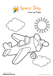 Space Day Coloring Pages For Kids – Free Printables - Kids Art & Craft