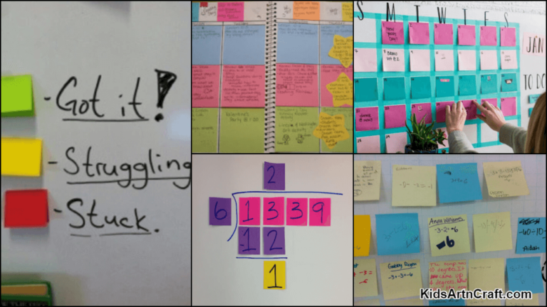 Sticky Note Teacher Hacks You’ll Want to Steal - Kids Art & Craft