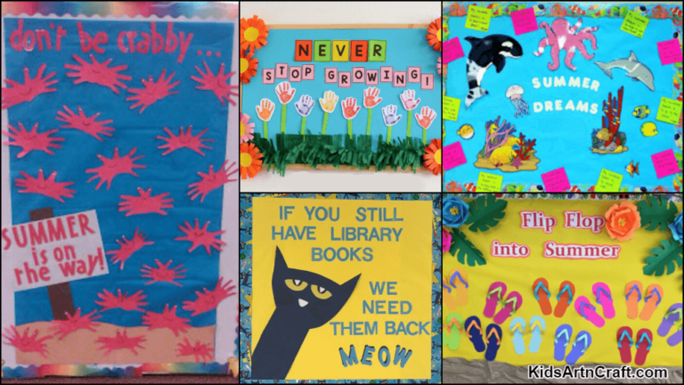 Summer and End-of-Year Bulletin Boards - Kids Art & Craft