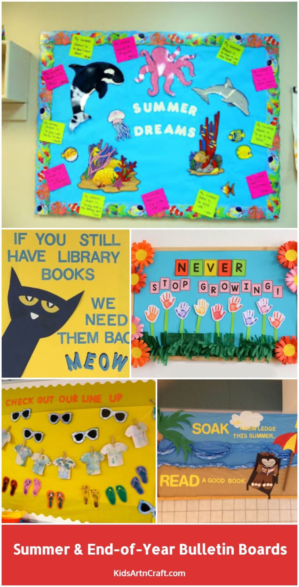 Summer and End-of-Year Bulletin Boards - Kids Art & Craft