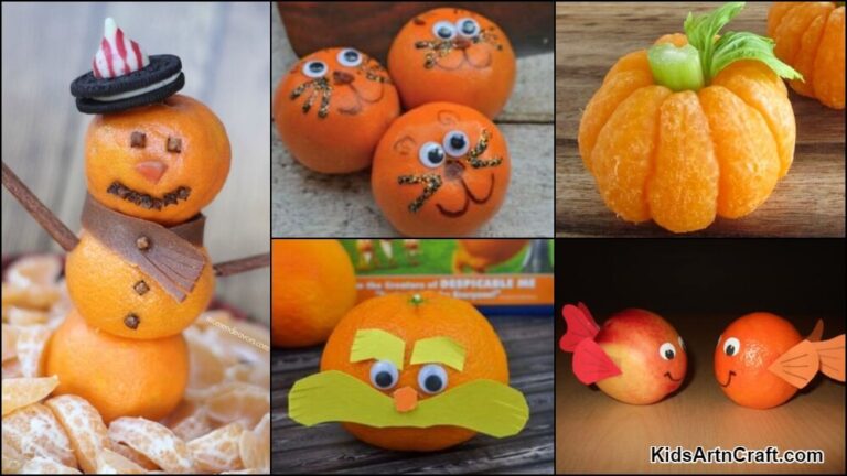 Tangerine Crafts & Activities for Kids - Kids Art & Craft