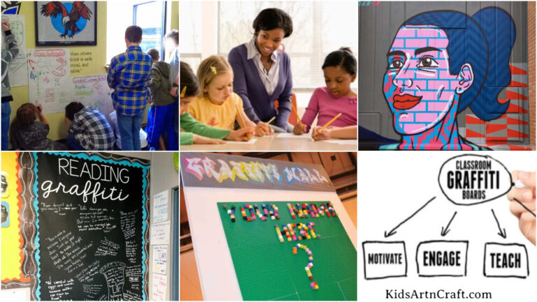 Teaching Ideas With Graffiti Wall for Kids - Kids Art & Craft