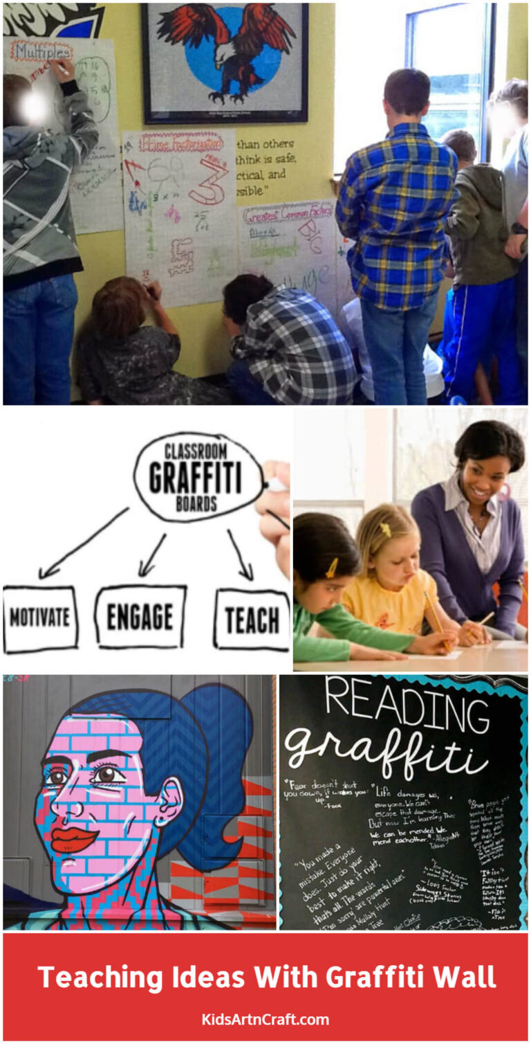 Teaching Ideas With Graffiti Wall for Kids - Kids Art & Craft