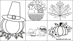 Thanksgiving Coloring Pages For Kids – Free Printables - Kids Art & Craft