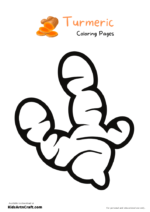 Turmeric Coloring Pages For Kids – Free Printables - Kids Art & Craft