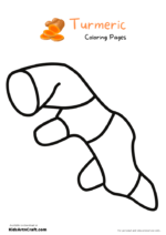 Turmeric Coloring Pages For Kids – Free Printables - Kids Art & Craft